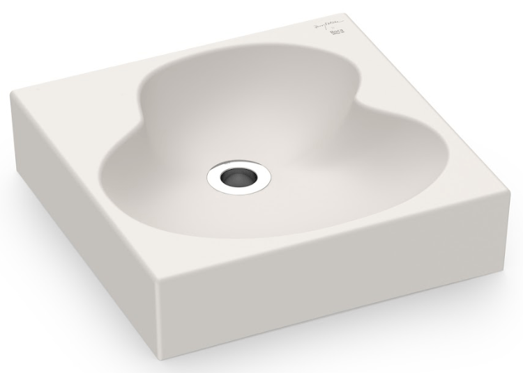 Cuba Ruy Ohtake de Apoio Oval 410x410mm Beige Roca em promoção!