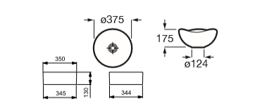 Telhanorte | Cuba de Apoio 375cm Ruy Ohtake Beige Roca Roca