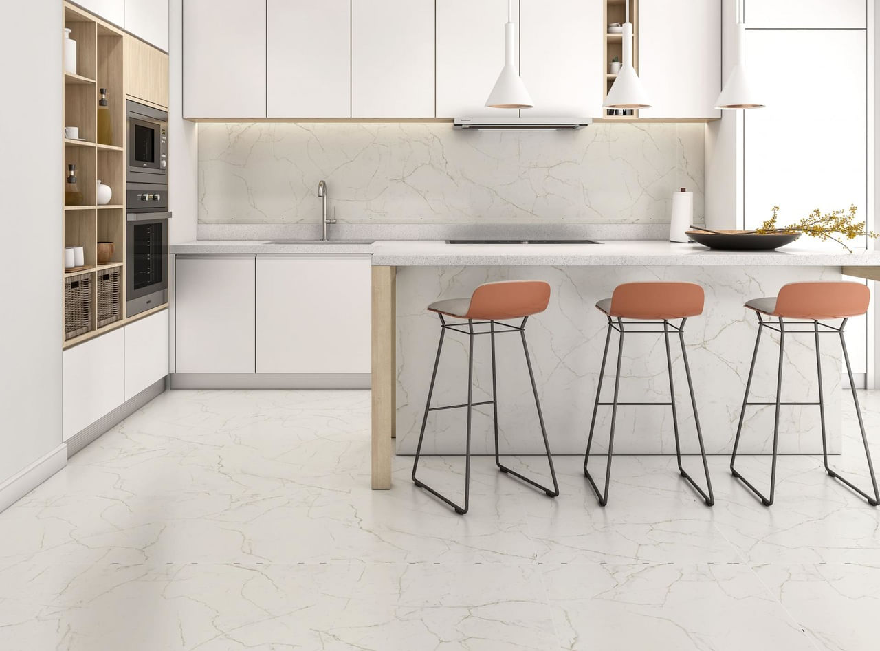 Telhanorte | Porcelanato Polaris Branco Esmaltado 91x91 cm Caixa com 2 ...