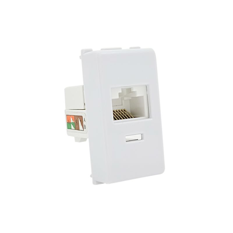 Telhanorte | Modulo Tomada De Transmissao De Dados Rj45 Cat6 Branco Tramontina