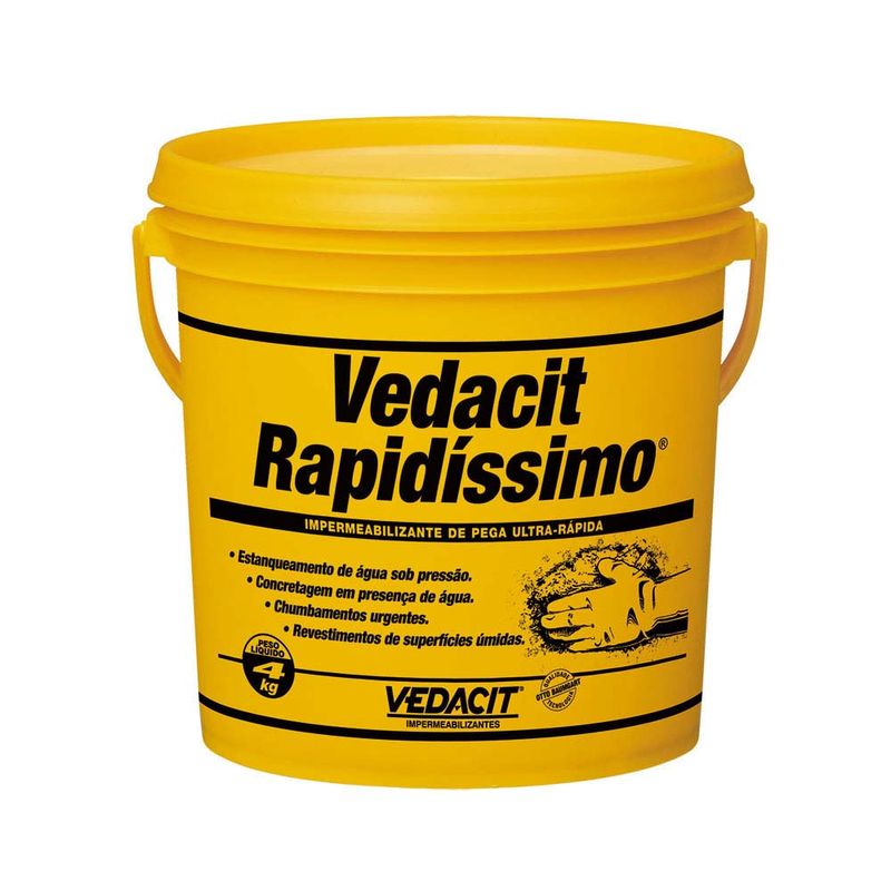 Vedacit Rapidíssimo 4 Kg Vedacit