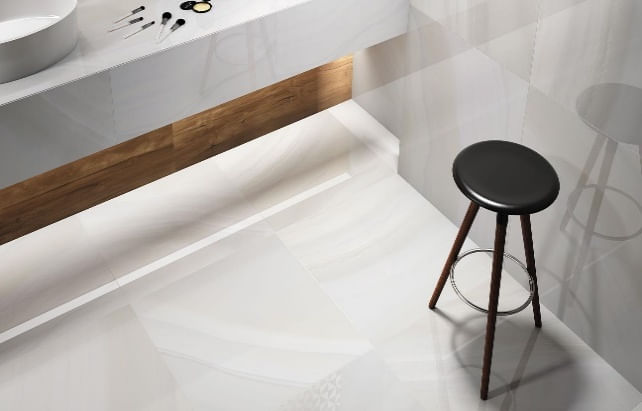 Porcelanato Agatha Polido Brilhante Touch Retificado Villagres Comp: 70 ...