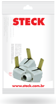 Telhanorte | Conector Genérico 25mm2 c/ 3 pçs no Flowpack Steck